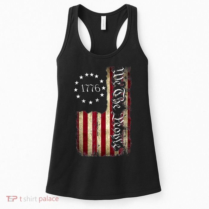 1776 We The People Patriotic American Constitution Women's Tank Top ...
