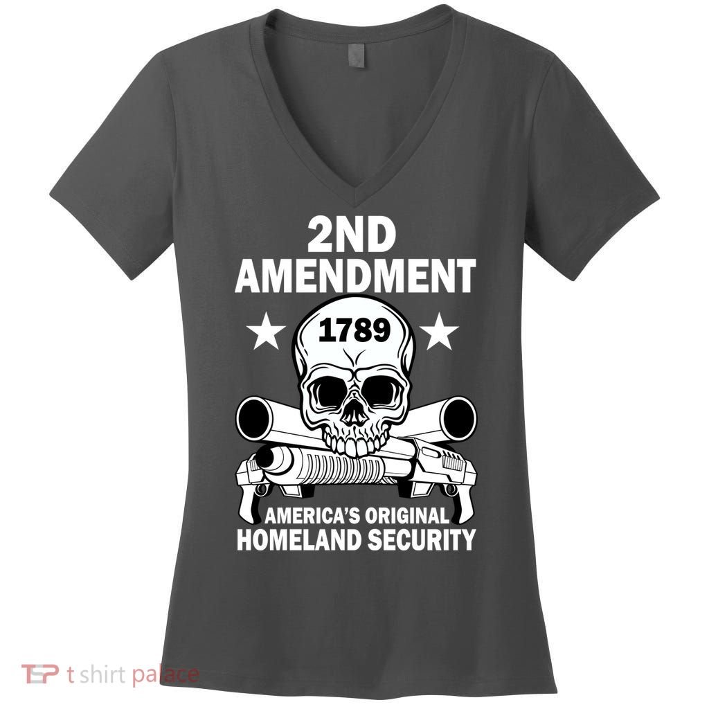 2nd Amendment 1789 Women's V-Neck T-Shirt | TShirtPalace