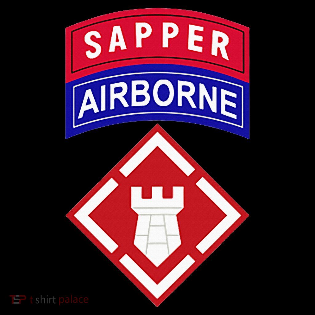 20th Engineer Brigade Patch W Airborne And Sapper Tab Women's Hoodie ...