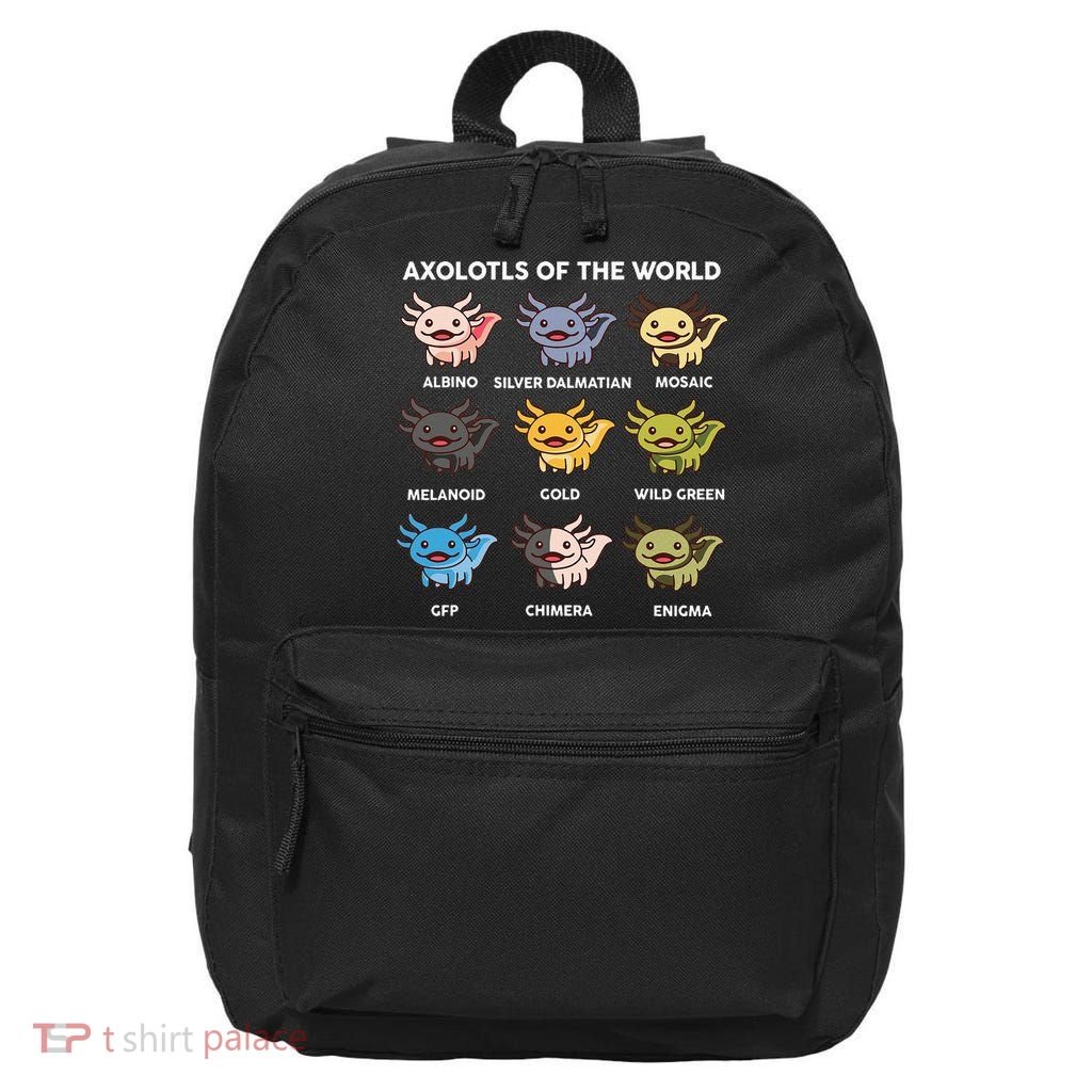 Axolotl Axolotl Of World Kids 16 in Basic Backpack | TShirtPalace