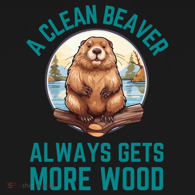 A Clean Beaver Always Gets More Wood 16 in Basic Backpack | TShirtPalace