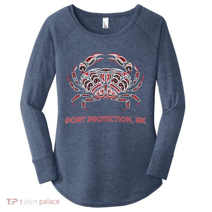 Alaska Dungeness Crab Port Protection Women's Perfect Tri Tunic Long ...