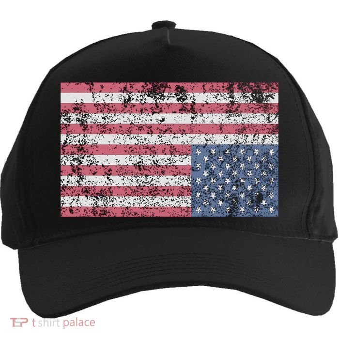 American Flag Distress Upside Down United States Usa Five-Panel ...