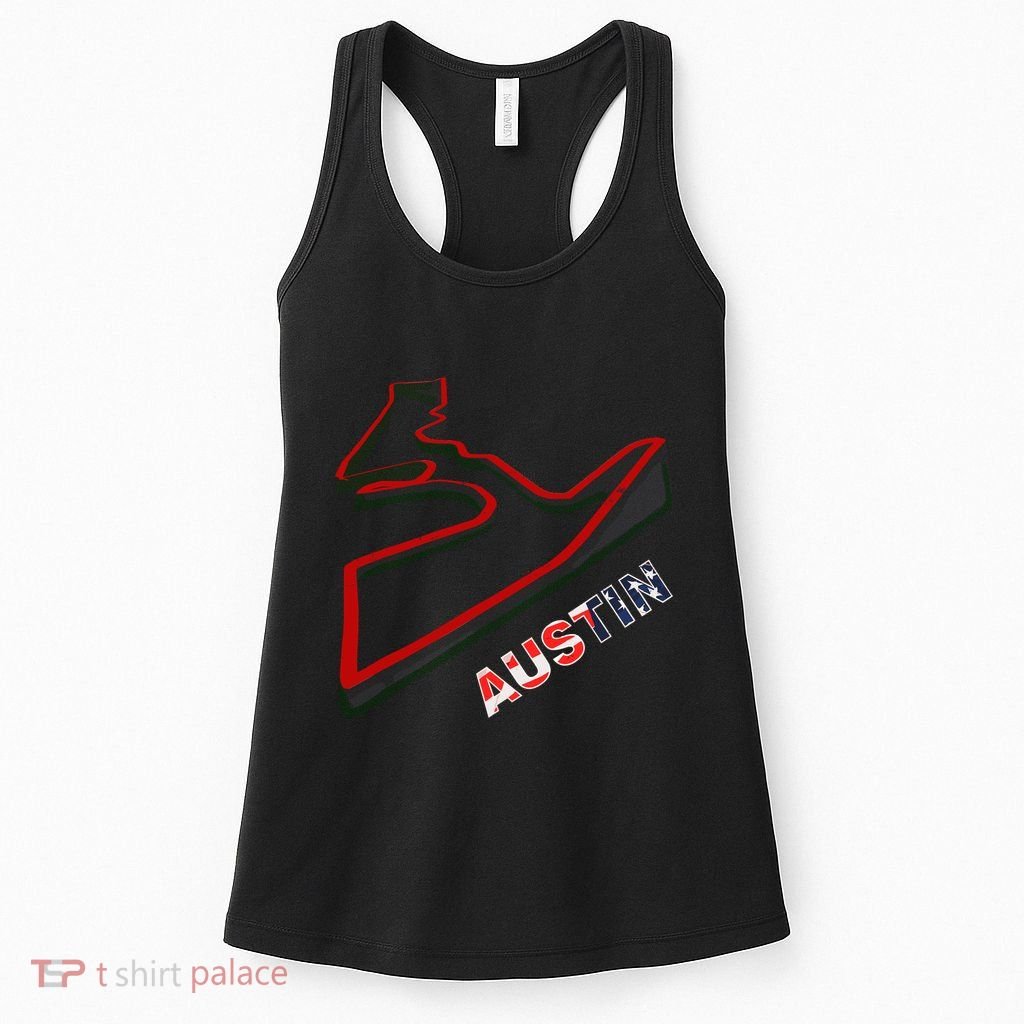 Austin Formula Racing Track Circuit Map For Fans Women's Tank Top ...