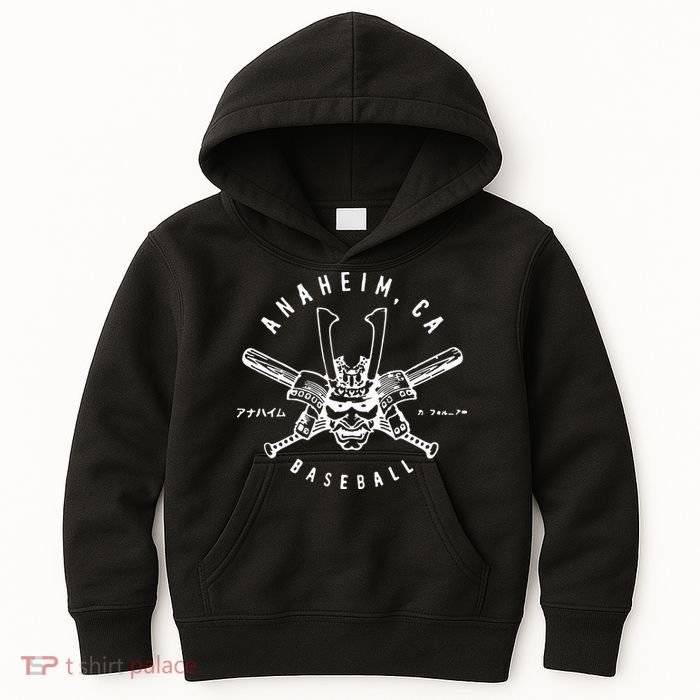 Angels Kabuto Anaheim Samurai Helmet Kids Hoodie | TShirtPalace