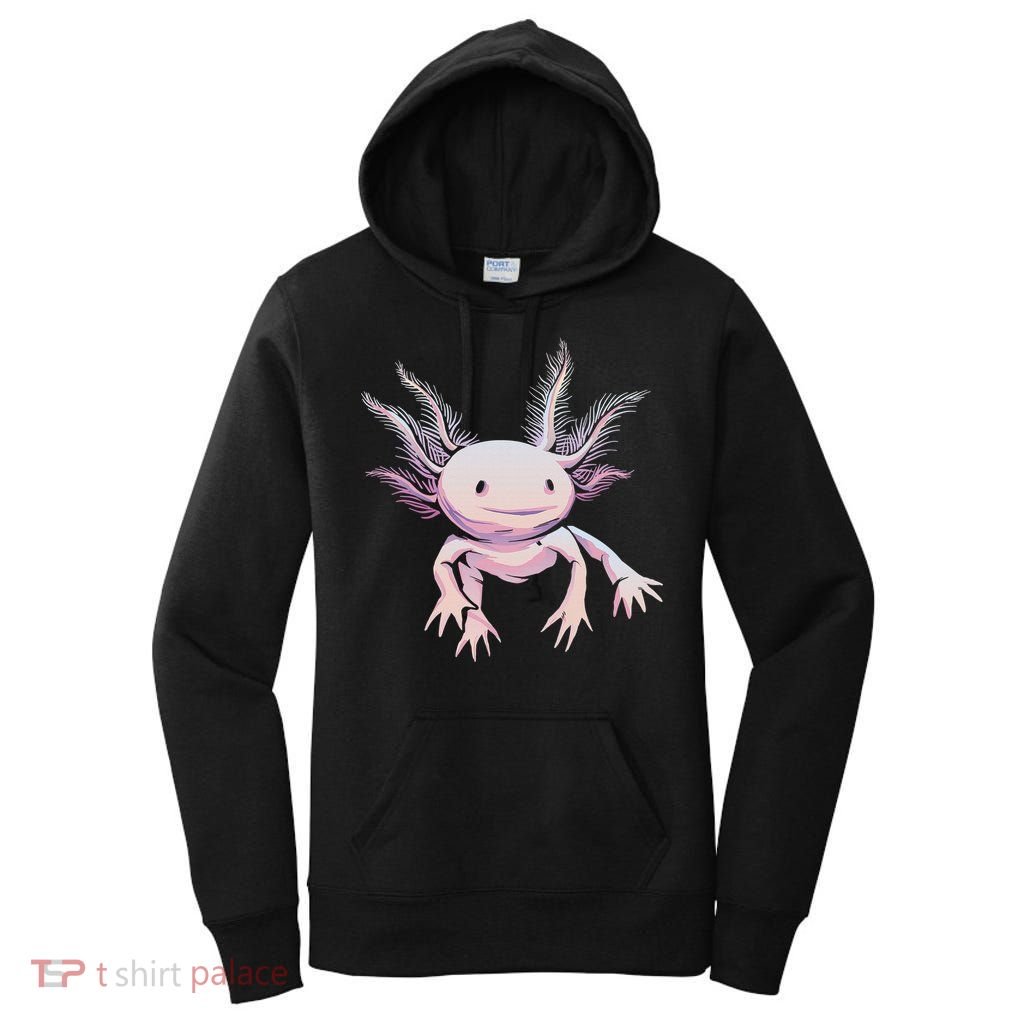 Axolotl Mexican Salamander Drawing Lizard Realistic Axolotl Women's ...