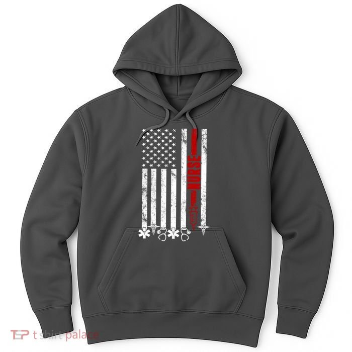 American Nurse Flag RN Nurse Hoodie | TShirtPalace