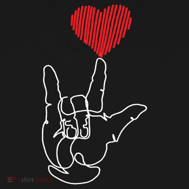 American Sign Language ASL Love 16 in Basic Backpack | TShirtPalace