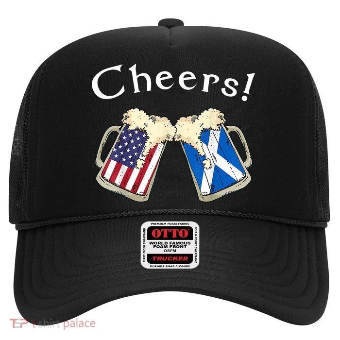 American Scottish Patriot US Flag Beer Drinks Scotland Grown Hat ...