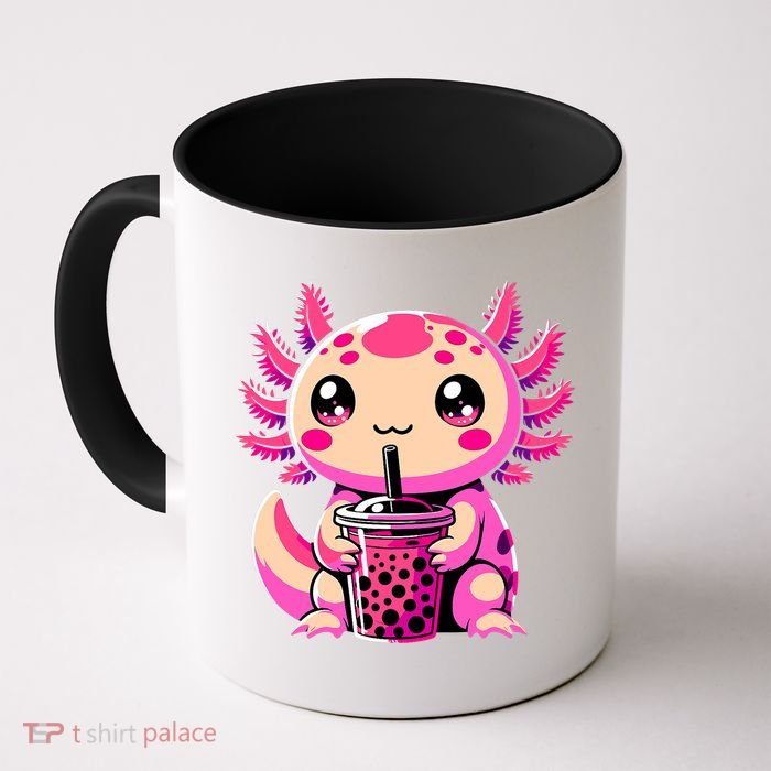 Axolotl Tea Bubble Tea Anime Kawaii Axolotl Coffee Mug | TShirtPalace