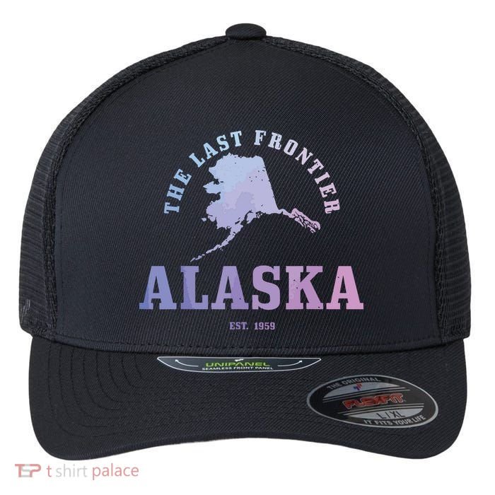Alaska The Last Frontier State Map Est 1959 Vintage Flexfit Unipanel ...