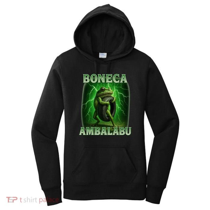 Boneca Ambalabu Italian Brainrot Frog Meme Women's Pullover Hoodie ...