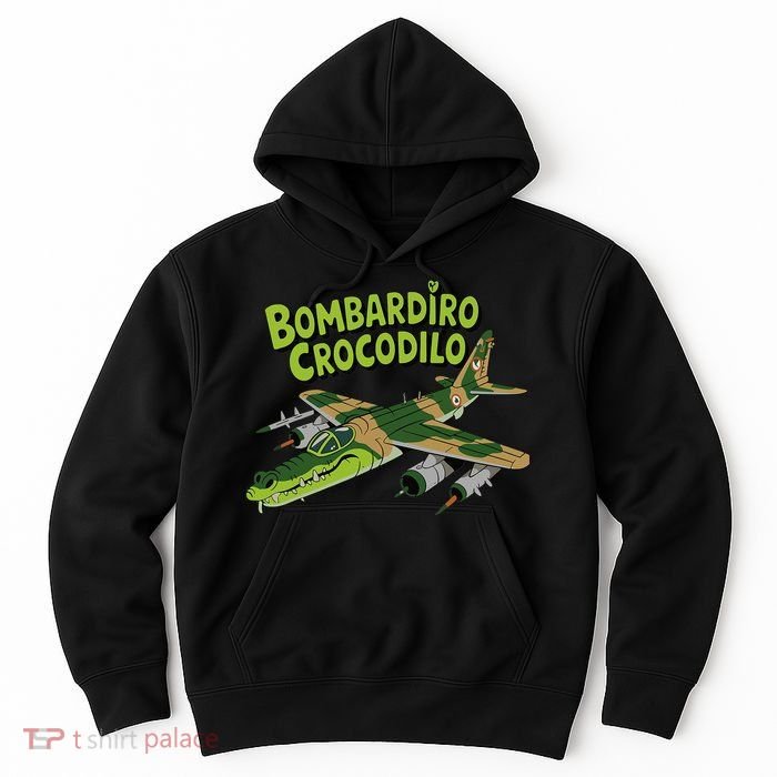 Boy Bombardilo Bombardier Crocodilo Italian Brainrot Hoodie
