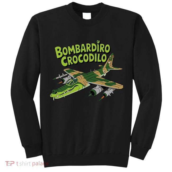 Boy Bombardilo Bombardier Crocodilo Italian Brainrot Tall Sweatshirt ...