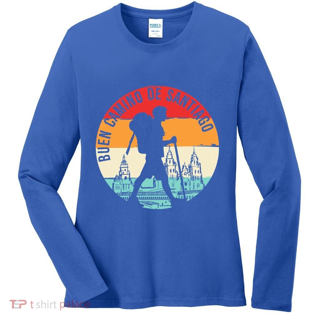 Buen Camino De Santiago De Compostela Women's Long Sleeve Shirt ...