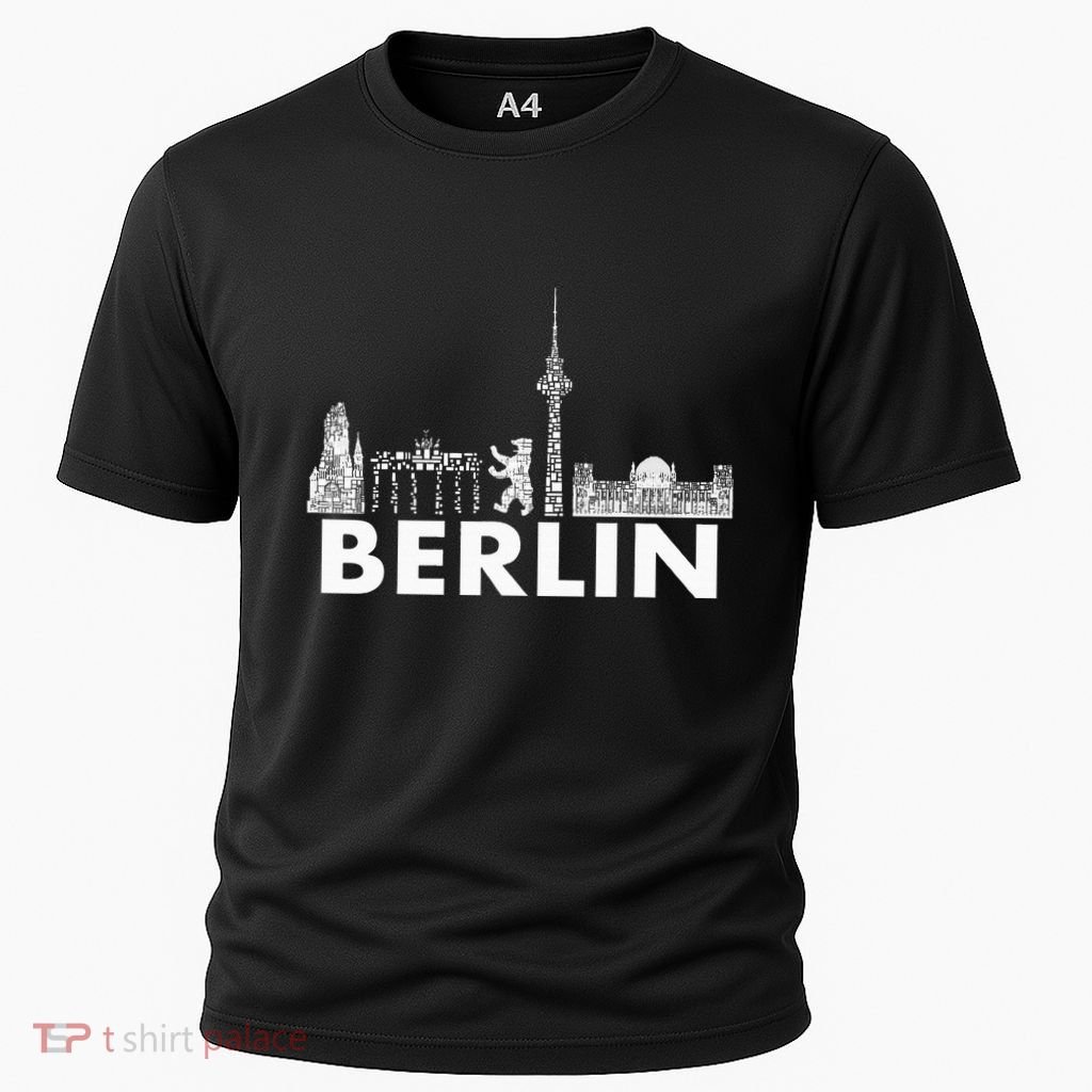 Berlin Design Berlin Bear I Love Berlin Cooling Performance Crew T ...