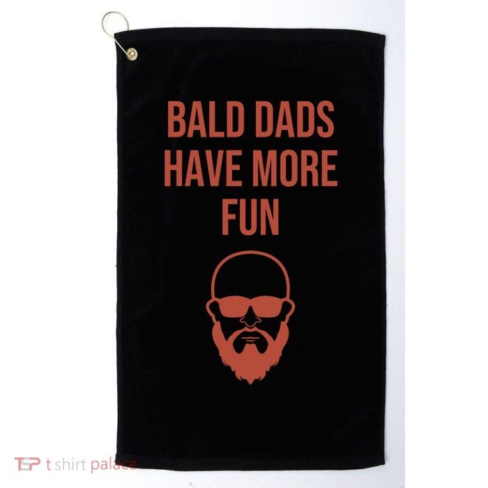 Bald Dads Have More Fun Dad Balding Funny Fathers Day Gym Gift Golf ...