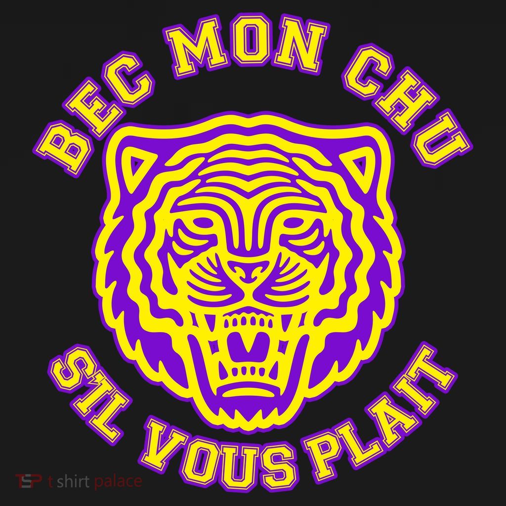 Bec Mon Chu S'il Vous Plait Tiger Kids Sweatshirt | TShirtPalace