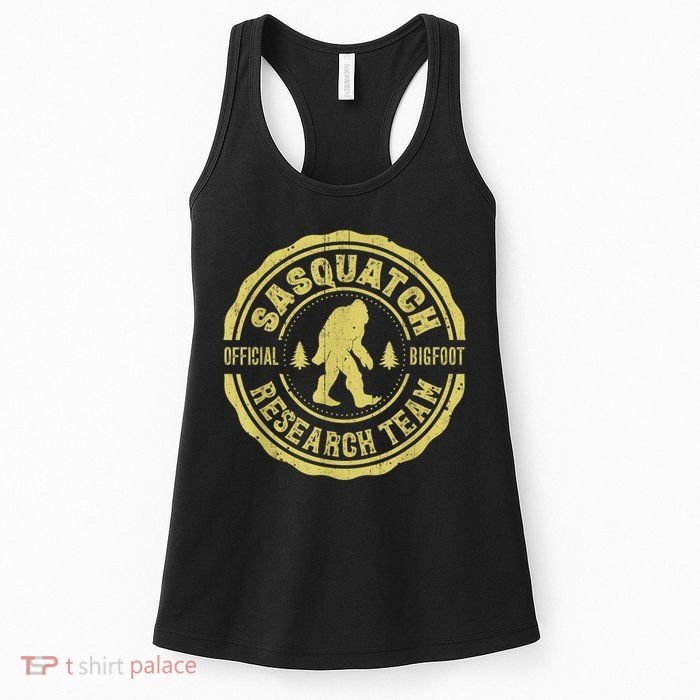 Bigfoot Finding Sasquatch Research Team Men Retro Vintage Women's ...