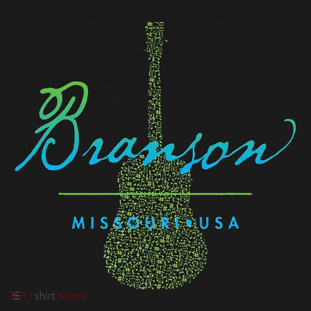 Branson Missouri Guitar Design Pajama Set | TShirtPalace