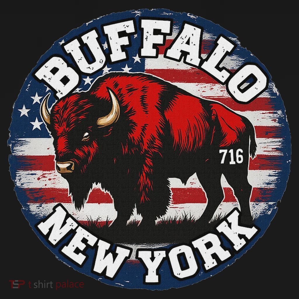 Buffalo New York 716 Area Code Bison Wny Bflo Pride Pom Pom 12in Knit ...