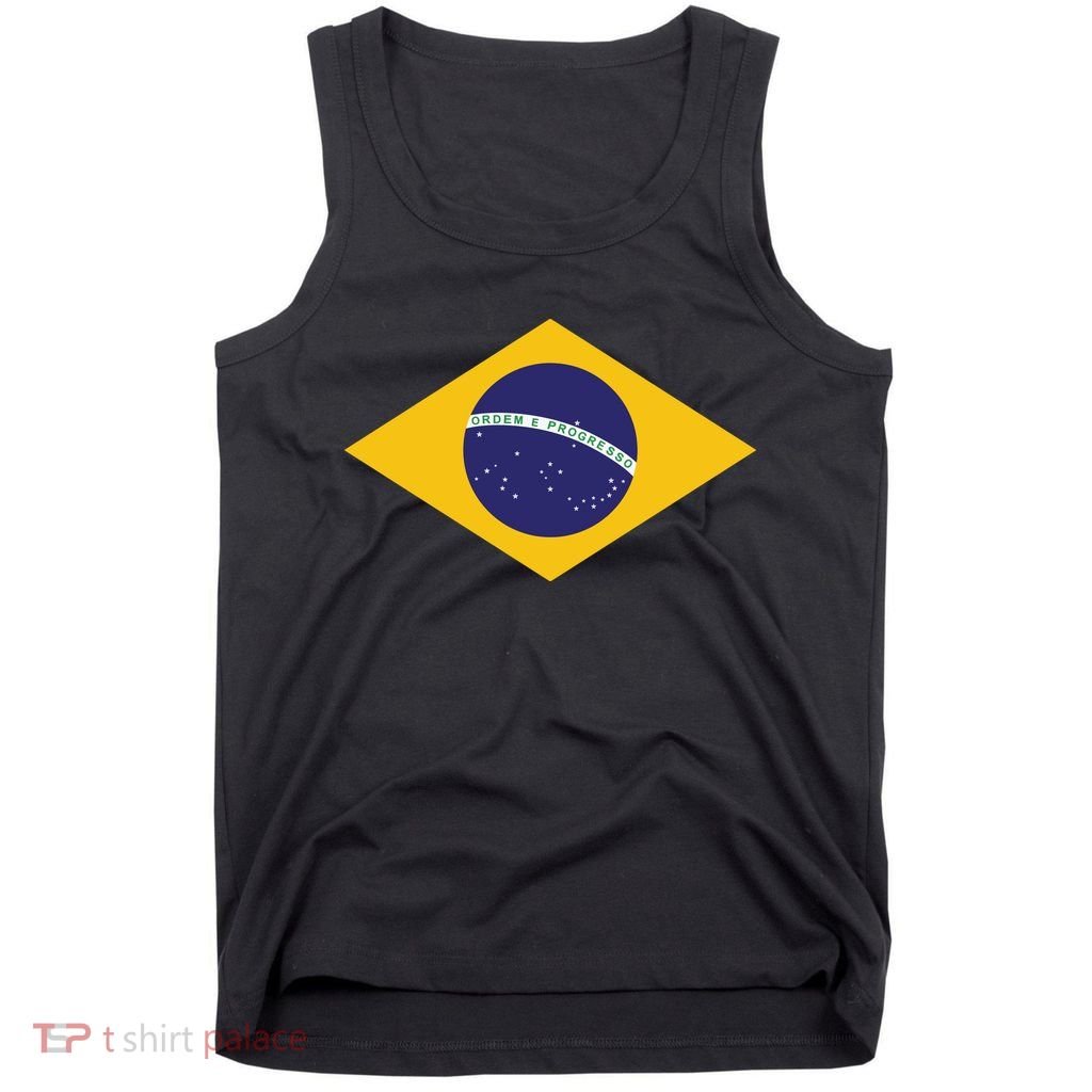 Brazil National Flag Tank Top
