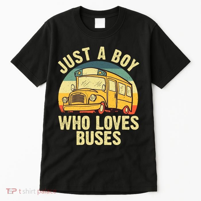 Best School Bus Yellow Bus Lover Buses Tall T-Shirt | TShirtPalace