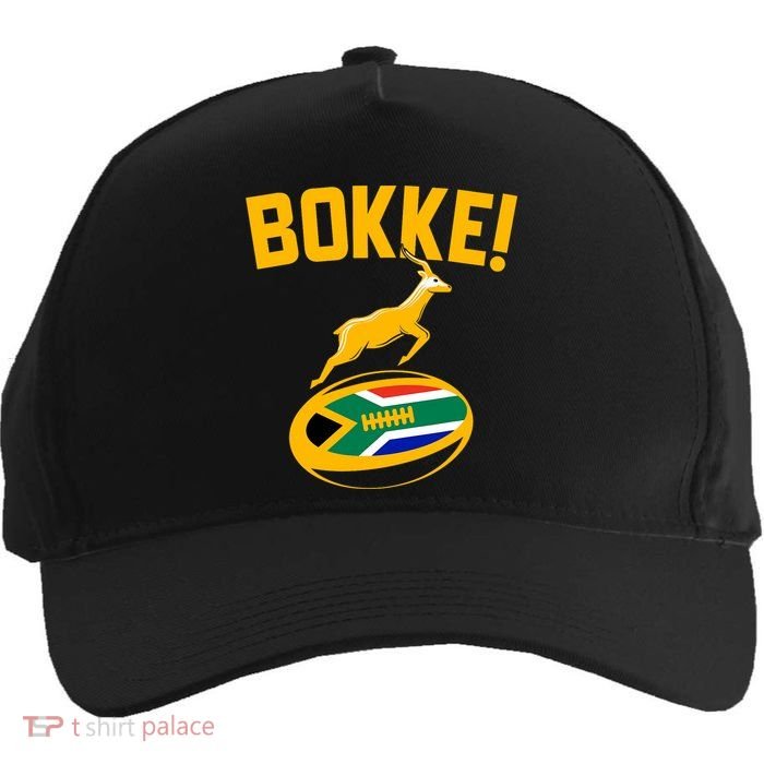 Bokke! Springbok Rugby South African Flag Five-Panel Snapback Cap ...