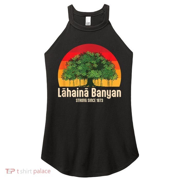 Banyan Tree Lahaina Maui Hawaii Women's Perfect Tri Rocker Tank ...