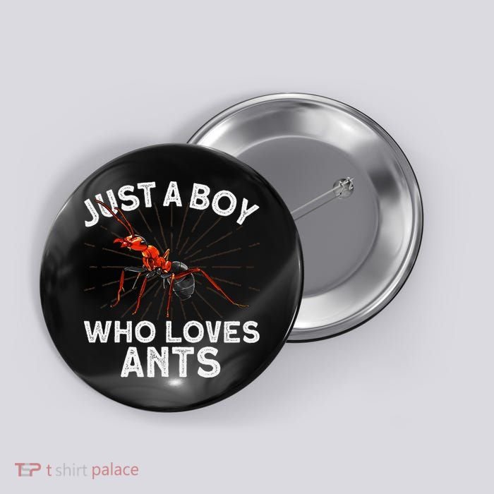 Cool Ant Ant Farm Entomology Ants Insect Button | TShirtPalace