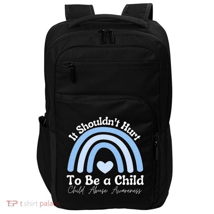 Child Abuse Prevention Awareness Month Rainbow Impact Tech Backpack ...