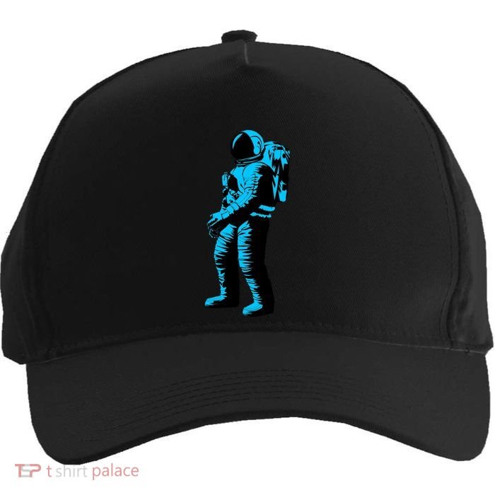 Cool Blue Astronaut Five-Panel Snapback Cap | TShirtPalace