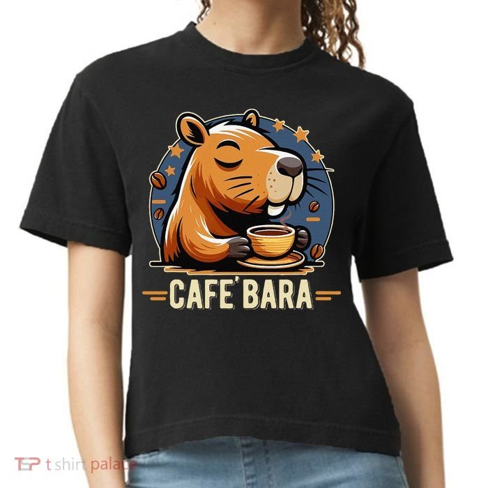 Café Bara Logo Coffee Bar Cafebara Barista Capybara Funny Comfort ...