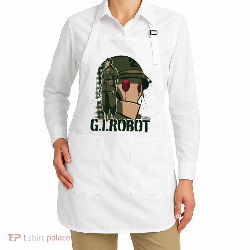 Creature Commandos G.I. Robot Showcase Full-Length Apron With Pockets ...