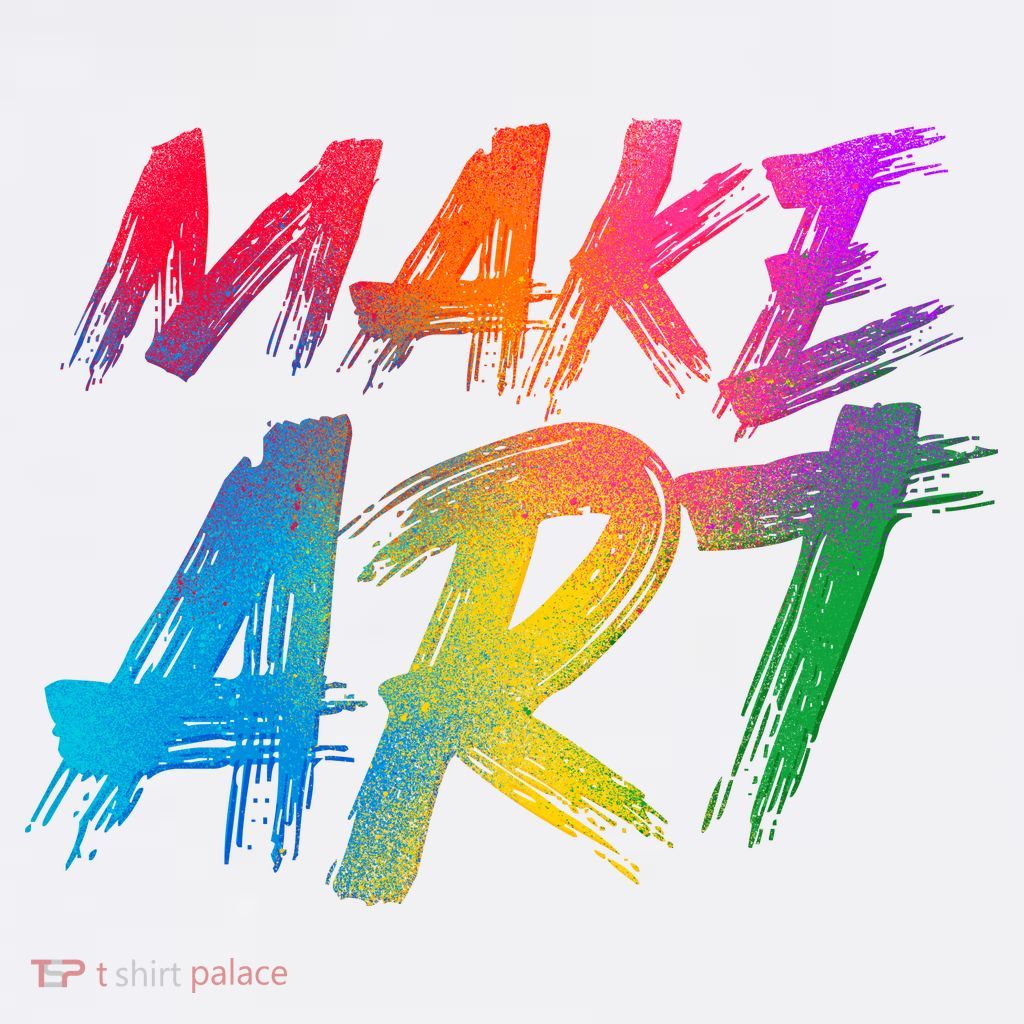 Cool Colorful Painted Make Art Kids Long Sleeve Shirt | TShirtPalace