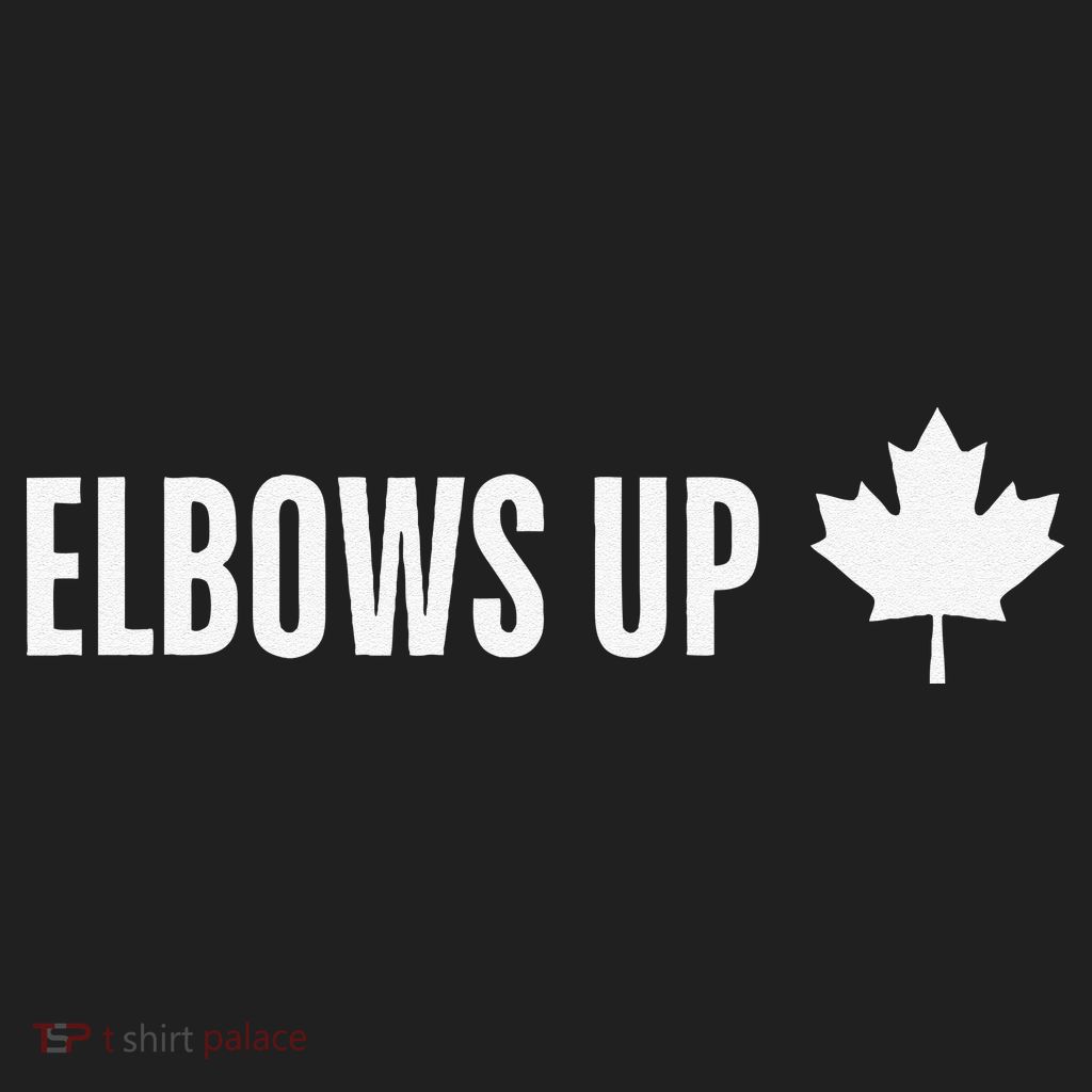 Canadian Elbows Up 2025 Canada Reacts Platinum Collection Golf Towel ...