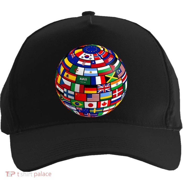 Countries Flags World Maps World Maps . Five-Panel Snapback Cap ...