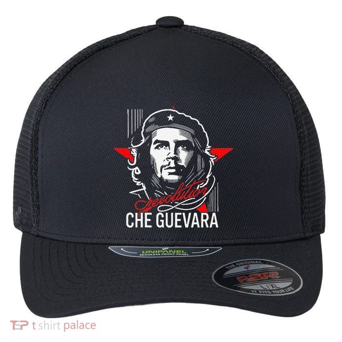 Che Guevara Rebel Signature Guerrilla Icon Revolution Flexfit Unipanel ...