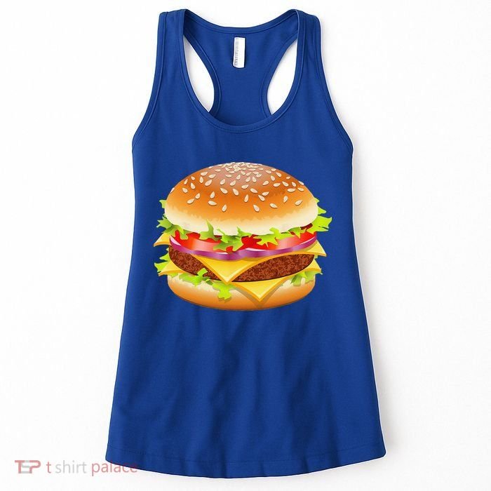 Cheeseburger Hamburger Burger Funny Food Halloween Costume Women's ...