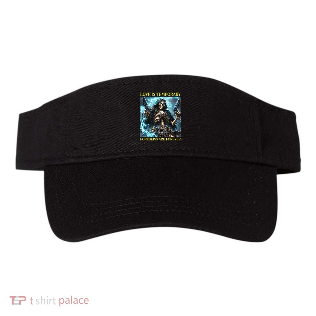 Cringe Hard Skeleton Meme Funny Foreskin Visor | TShirtPalace