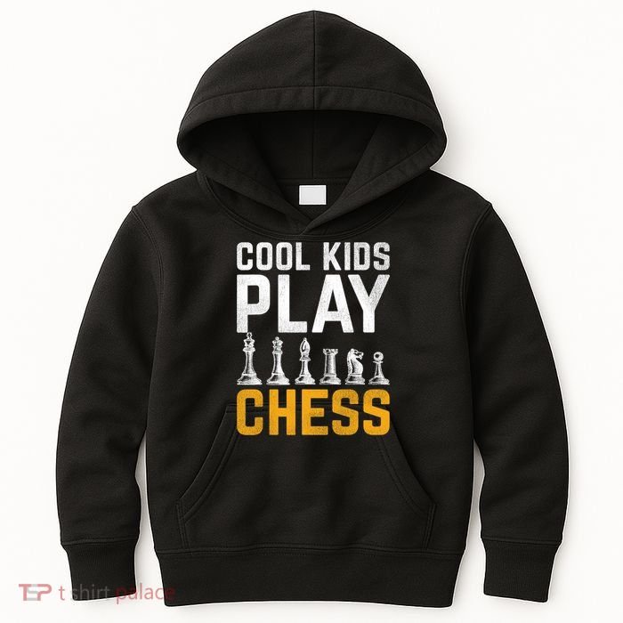 Cool Kids Play Chess Gift Kids Hoodie | TShirtPalace