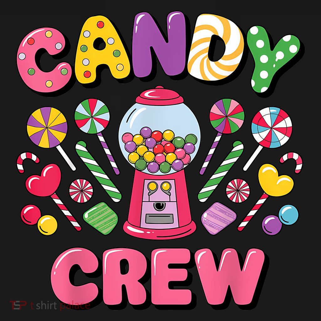 Candy Land Candy Crew Decorations Sweetie Candy Squad Cool Hooded ...