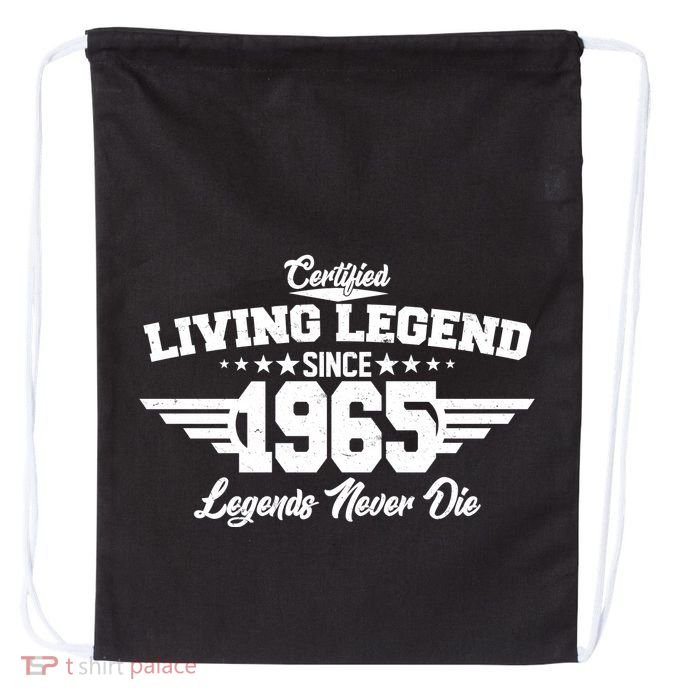 Certified Living Legend Since 1965 Legends Never Die 60th Birthday ...