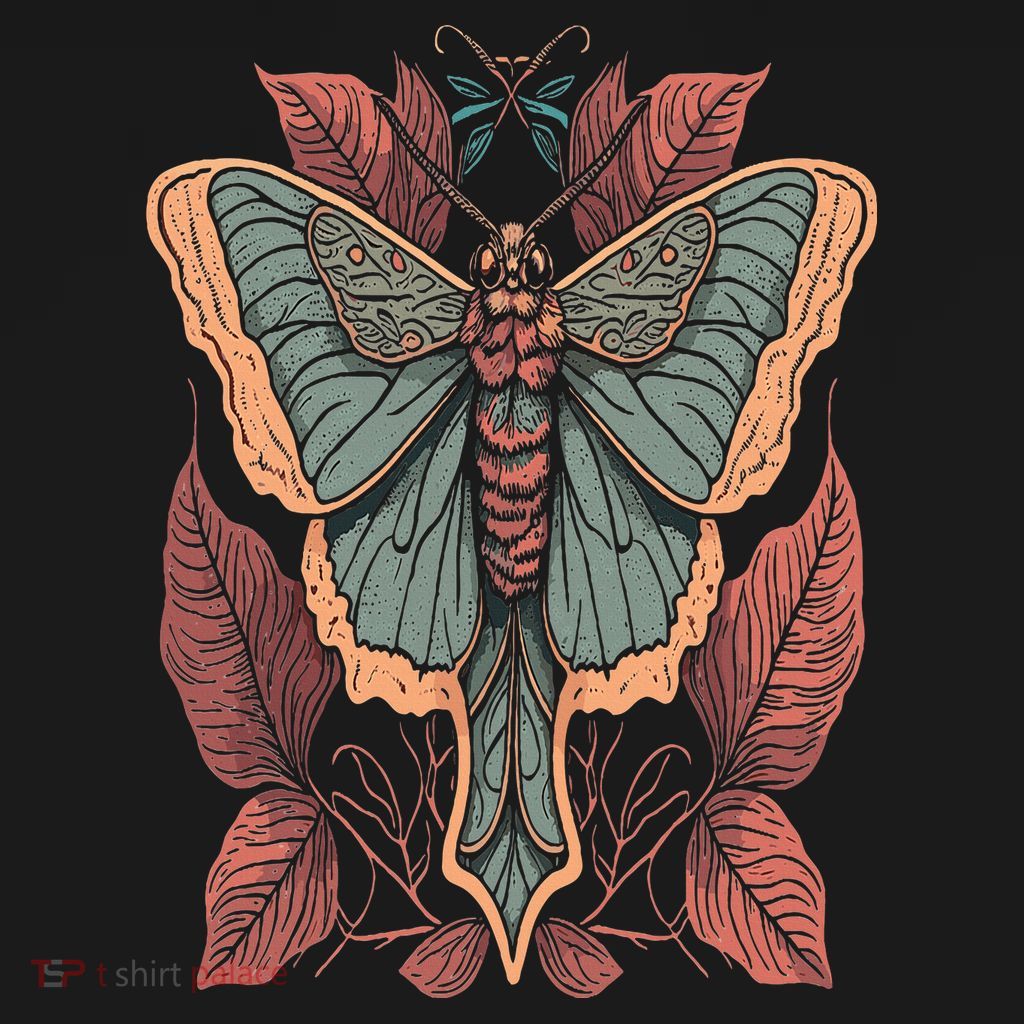 Cottagecore Moth Fairycore Aesthetic Button | TShirtPalace