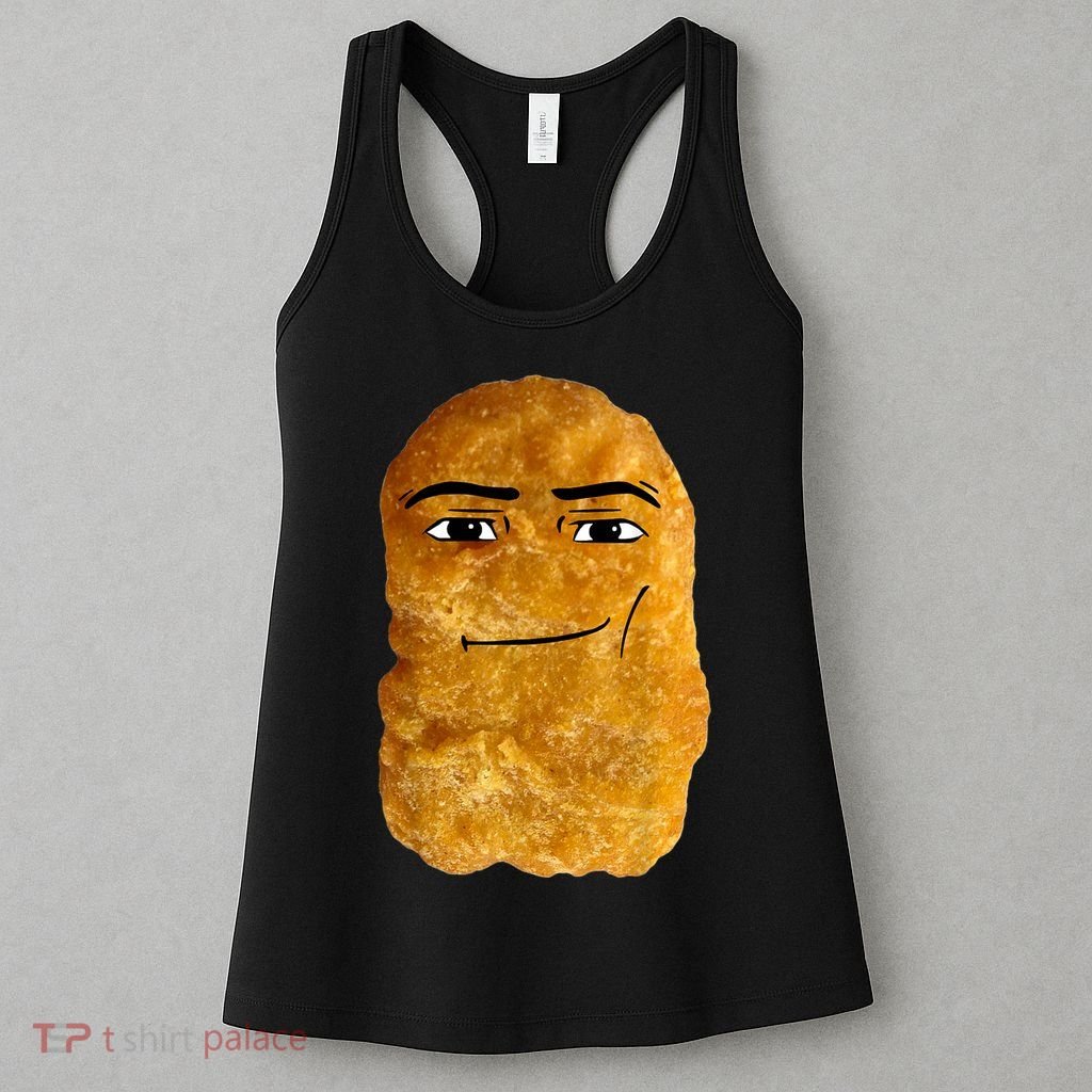 Chicken Nugget Meme Women's Racerback Tank | TShirtPalace