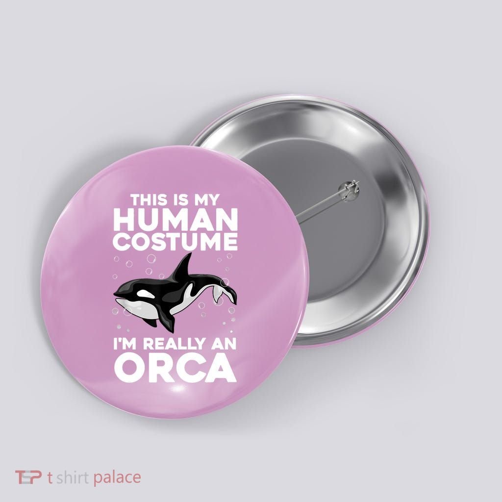 Cool Orca Sea Ocean Animal Orca Lover Button
