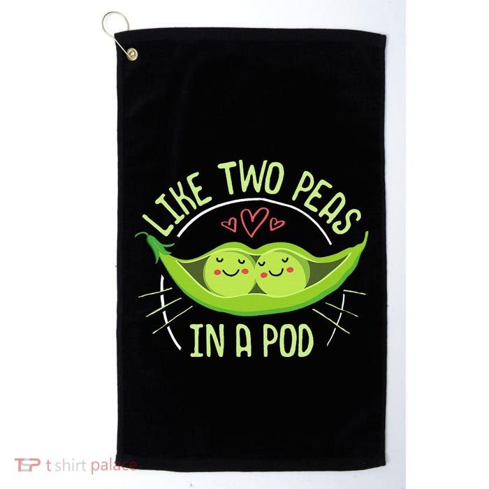 Cute Pea Pod Like Two Peas In A Pod Idiom Platinum Collection Golf ...