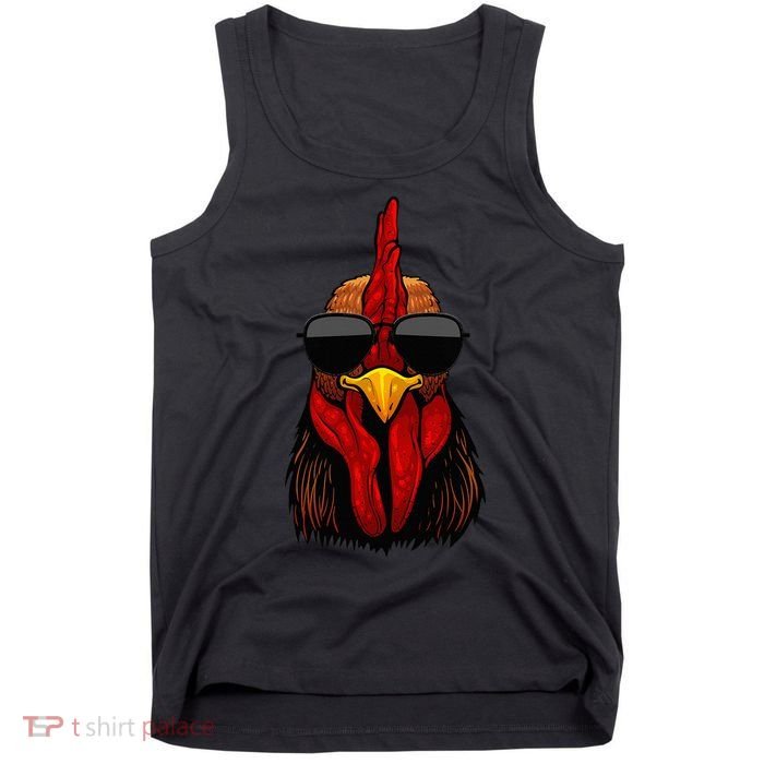 Cool Rooster Design Chicken Rooster Lover Tank Top | TShirtPalace