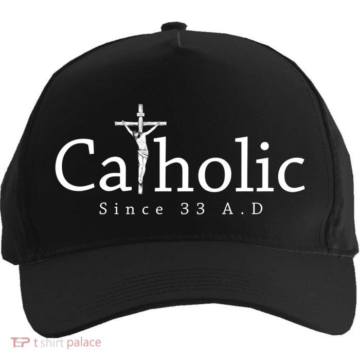 Catholic Since 33 Ad Crucifix Jesus Eucharist Christianity Gift Five ...