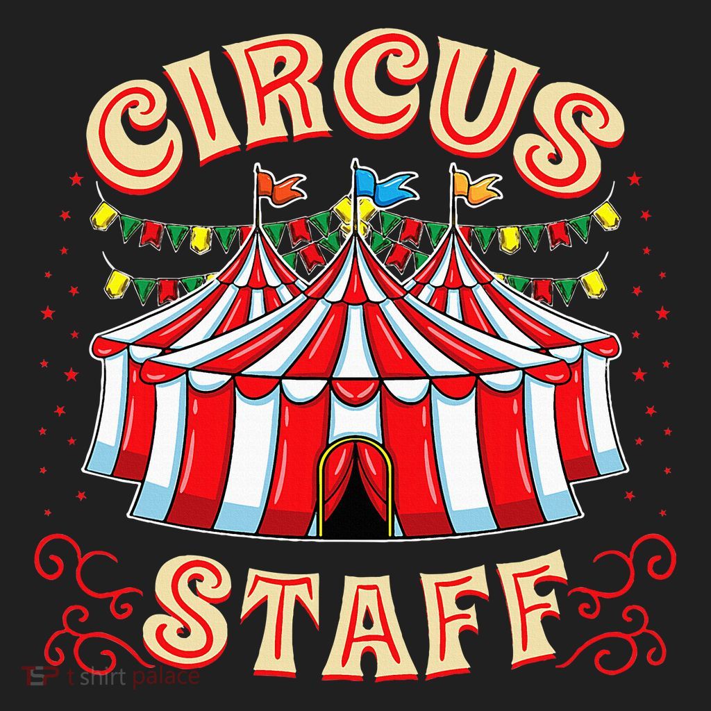 Circus Staff Circus Themed Party 7 Panel Mesh Trucker Snapback Hat ...